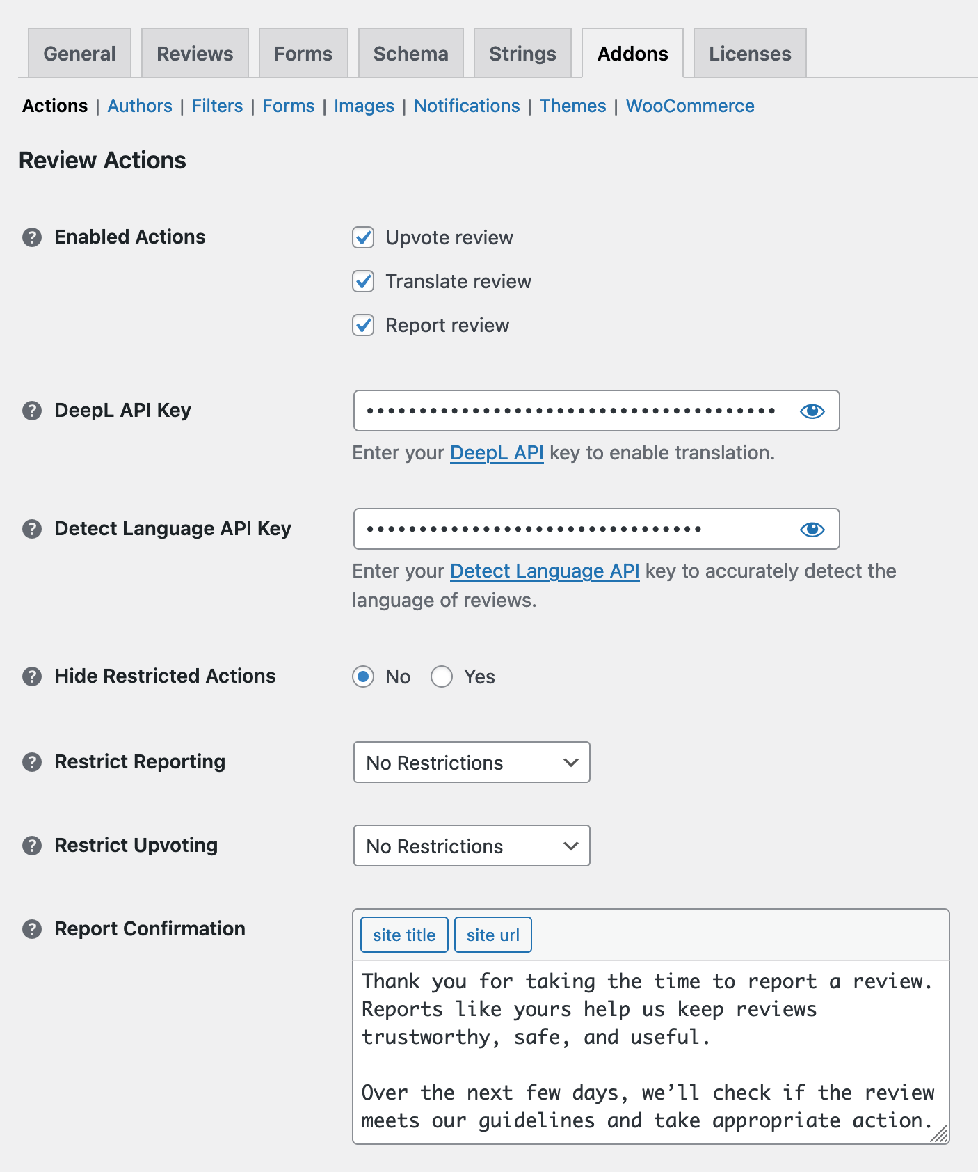 Nifty Plugins | Review Actions (beta)