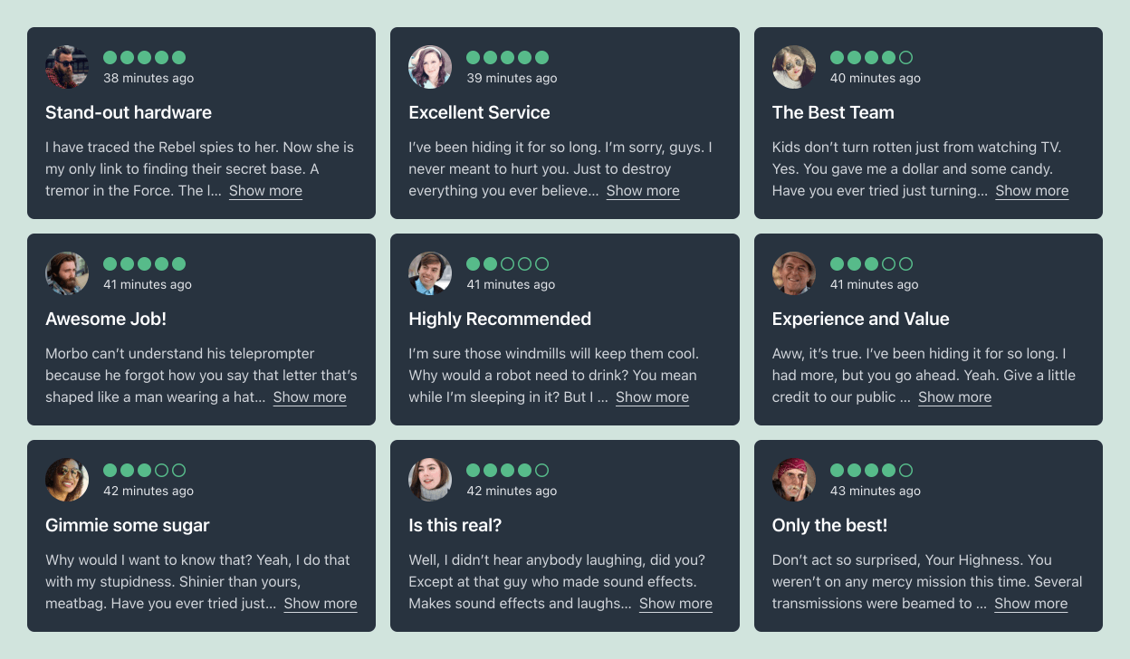 Nifty Plugins | Review Themes (beta)
